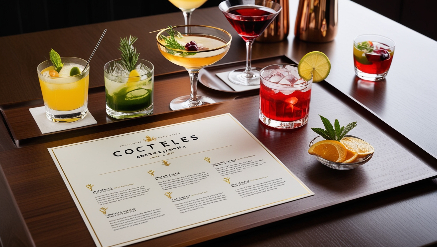 Consigue tus Cartas de Cócteles | cartaderestaurante